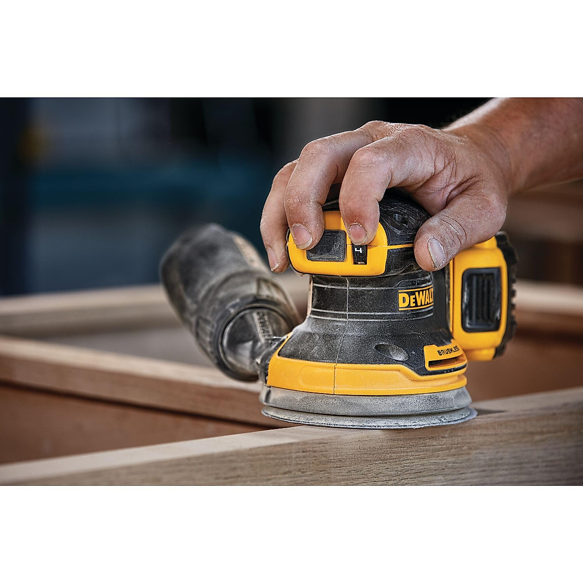 DEWALT 20V MAX Orbital Sander, Tool Only (DCW210B), Yellow