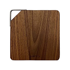 Trivets for Hot Pots and Pans, 2 Pack, North American Black Walnut Wood, Coaster, Heat Resistant Surface and Countertop Protection for Kitchen and Dining Room, Decorative Hot Dish Holder