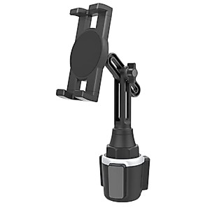 WixGear Cup Tablets Holder for Car, Car Cup Holder Tablet and Phone Mount Adjustable Automobile Cup Holder Smart Phone Cradle Car Mount (New & Sturdy Design)