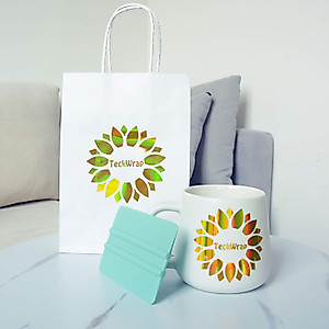 TECKWRAP Craft Mint Squeegee Vinyl Scraper Decal Applicator Tool 2pcs/Pack