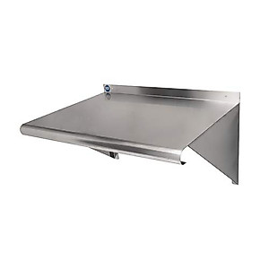 KPS Heavy Duty Stainless Steel Wall Mount Shelf 18 x 24 - NSF