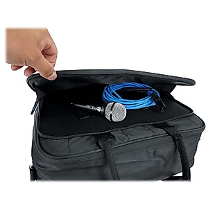 Rockville MB1615 DJ Gear Mixer Gig Bag Case 16" x 15.5" x 6",Black