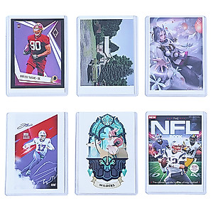 80 PCS Top Load Trading Card Holders - 3 x 4 Inch Hard Sleeves 35 PT Top Loaders for 35 PT Gaming Card Pokemon Card Basketball Football Sports Cards MTG Yugioh OS0980