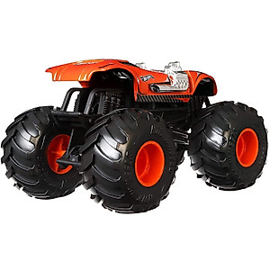 Hot Wheels Monster Trucks Twin Mill die-cast 1:24 Scale Vehicle with Giant Wheels for Kids Age 3 to 8 Years Old Great Gift Toy Trucks Large Scales