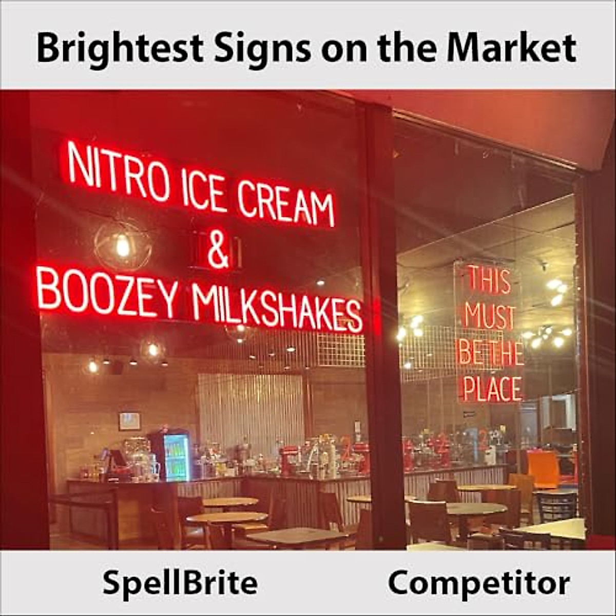 SpellBrite ABIERTO 24 HORAS Sign for Businesses | Abierto-Related Signs with Neon Look, White LED Light | 25.2" x 23.8"