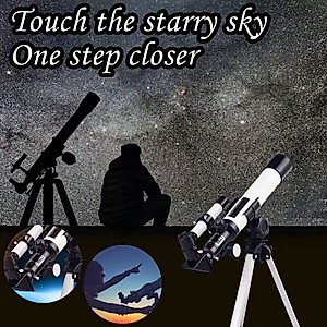 Astronomical Telescope for Kids- Professional Stargazing HD Refractor Telescope 400mm Focal Length, High Magnification Astronomical Telescope to Observe Deep Space Stargazing for Kids Beginners…