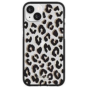 kate spade new york Protective Hardshell Case for iPhone 13 - City Leopard Black