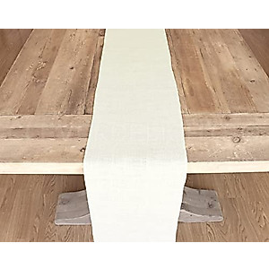 CleverDelights 12" Ivory Burlap Roll - Finished Edges - 5 Yards - Jute Burlap Fabric