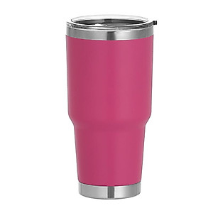 30 oz Insulated Tumbler with Lid and Straw for Iced Tea,Coffee or Water,Stainless Steel Double Vacuum Coffee Tumbler Cup, Powder Coated Travel Mug for Home, Office,Travel and Hiking, Termo de 30 oz