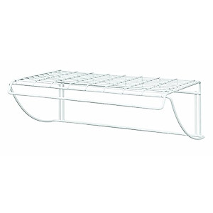 ClosetMaid 8278 18-Inch Wide Laundry Utility Hanger Shelf , White
