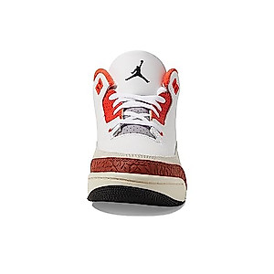 Jordan Boy's 3 Retro SE (Little Kid) White/Black/Mars Stone/Team Orange 1 Little Kid M