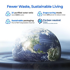 Waterdrop WD-F1A Alkaline Mineral pH+ Filter, Replacement for WD-X12-Alkaline & WD-X16 Reverse Osmosis System, 12-month Lifetime