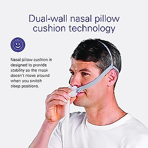 ResMed Nasal Pillow for AirFit P10 - Features Dual-Wall Technology - Single Pair, Small