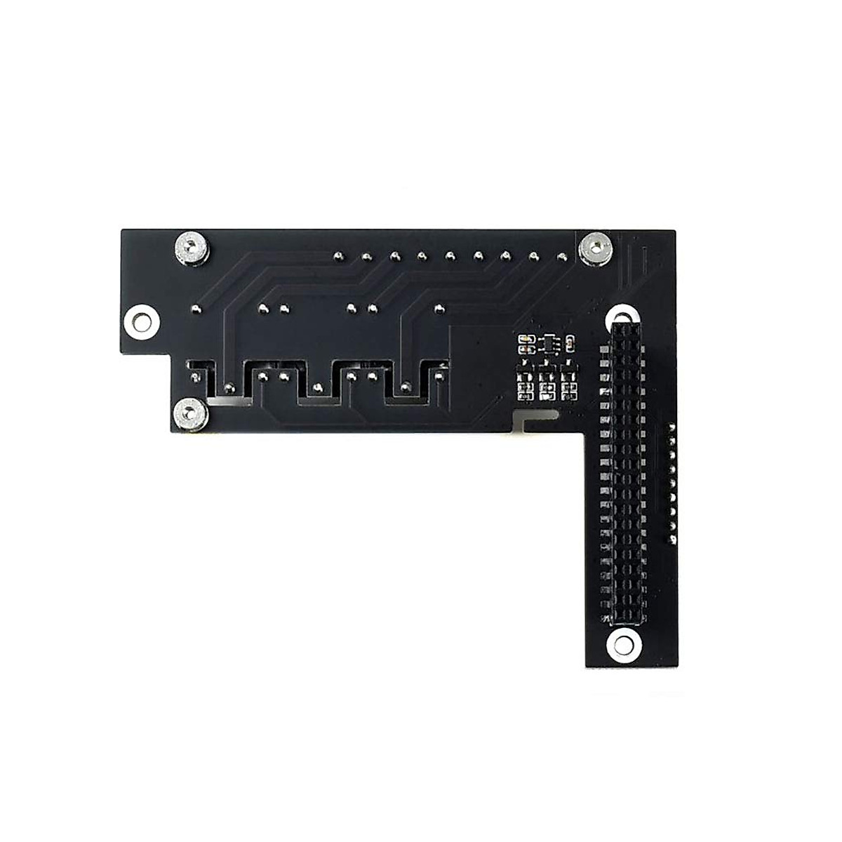 Coolwell Waveshare Quality 3-Ch(Channel) Relay Expansion Board Designed for Jetson Nano, Optocoupler Isolation Directly Pluggable Up to 2X Stackable