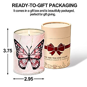 Anniversary Birthday Gifts for Women Wife - Christmas Gifts for Women - Wife Gifts - Valentines Romantic Gifts for Her - Mother's Day Gift for Mom Wife - Gifts for Her Lavender Candle 10 Oz