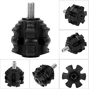 Alomejor Stabilizer Ball Shape Shock Absorber Recurve Bow Stabilizer Lifting Plate Damping Balance Bar(Black)
