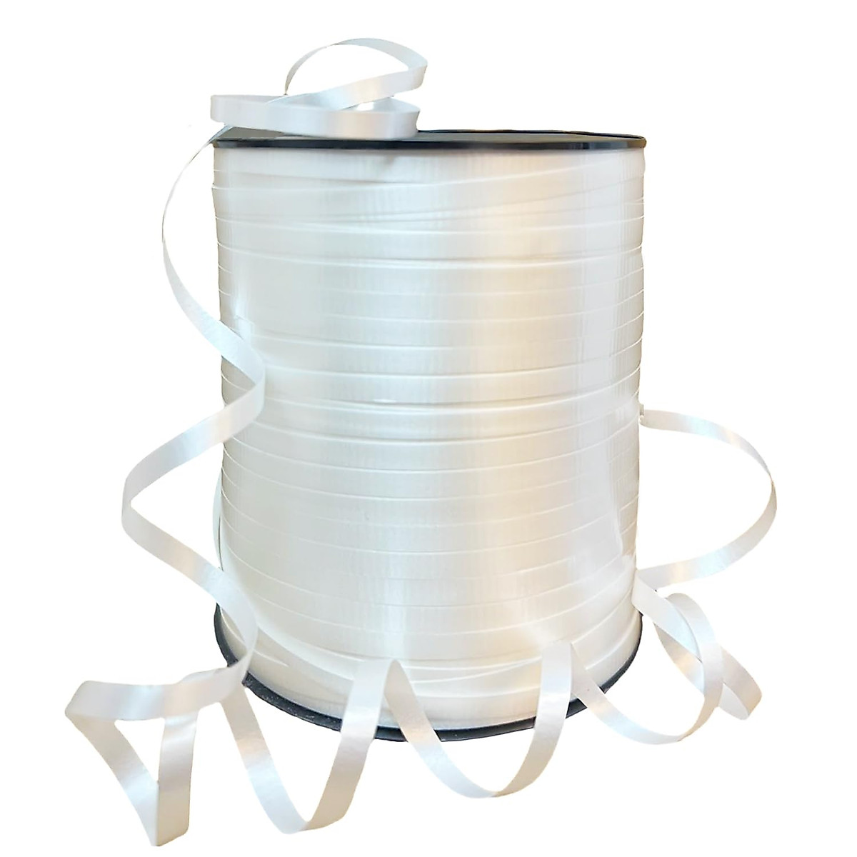 GIFTEXPRESS 500 Yards White Curling Ribbon/Balloon Ribbon/Balloon Strings/Gift Wrapping Ribbons Supplies