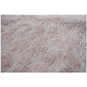 XMTXZYM 2 Meter Embossed Yarn Dyed Jacquard Fabric Women's Flower Dress DIY Making Fabric