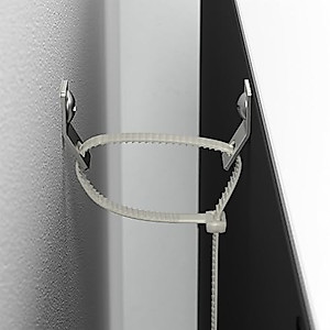 Bush Furniture Universal 17W Narrow 5 Shelf Bookcase in White, Tall Skinny Bookshelf for Home Office Storage or Living Room Organization