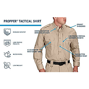 Propper Men's F53125, Khaki, Large Regular