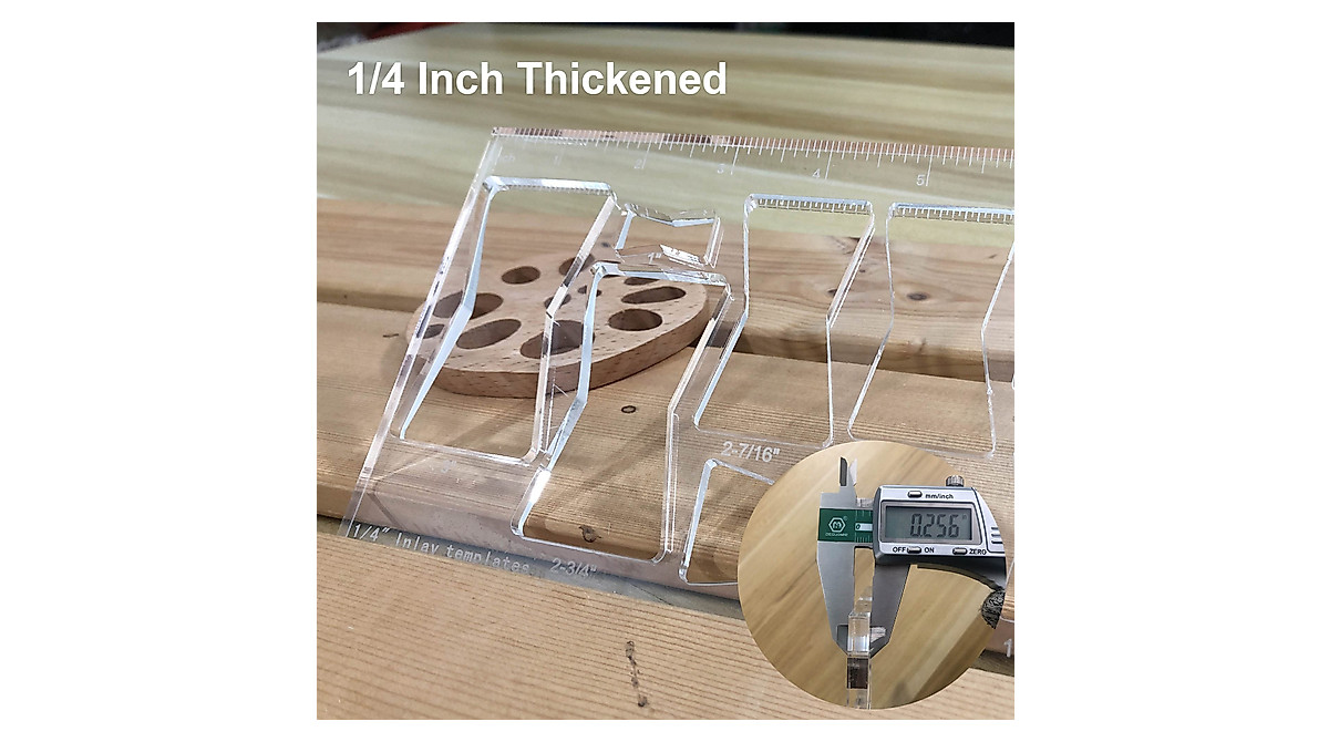 Hecfu 8 in 1 Router Template - Precision Woodworking Jig