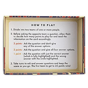 Yellow Cab Games - America Trivia, 140 Question Cards - Game Night Entertainment for Families & Friends, 2+ Players - Test Your Knowledge with Our Unique Skyline Collection Trivia Sets