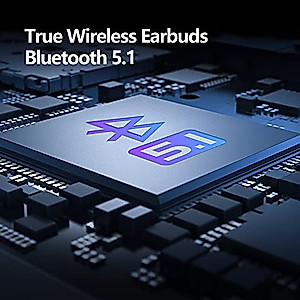 JOYHOOSH Wireless Earbuds, Bluetooth Earbuds ANC Active Noise Cancelling,Bluetooth 5.1 in-Ear Headphones with MIC, Stereo Wireless Earphones 35H with Charging Case for iOS and Android cellphones