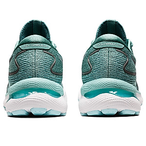 ASICS Women's Gel-Cumulus 24 Running Shoes, 7, White/Orange POP