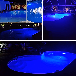 XIUBE Blue Pool Led Light Bulb for Inground Pool 120V 40W Underwater Swimming Pool Replacement Light Bulb for Pentair & Hayward Hot Tub Fixture Up to 300-600W Traditional Bulb E26 Base