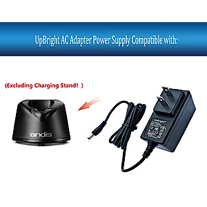 UpBright 15V AC/DC Adapter Compatible with Andis Supra ZR II DBLC DBLC-2 79072 79066 201246 Li-Ion Battery Clipper Beard Trimmer 79025 79005 AN 79000 79010 79100 SPG150120U TAV03-1501200 Power Charger