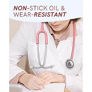 FriCARE Pink Single Head Stethoscope - Stethoscopes for Nurses Medical Nursing School Students - Estetoscopio Supplies for Study, StethoMedic Essentials, Ideal for Blood Pressure Monitoring, 30 inch