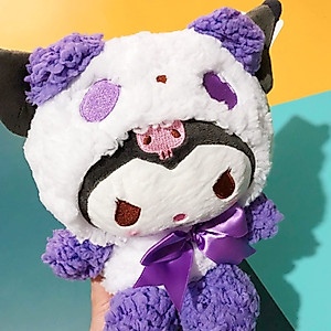 YWBEQWNC 3 PCS Christmas Plushies, Kuromi Plush, My Melody Plush and Cinnamon roll Plush,8 Inch