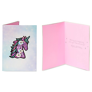 Papyrus Birthday Card Assortment, Rainbow Unicorns (4-Count)