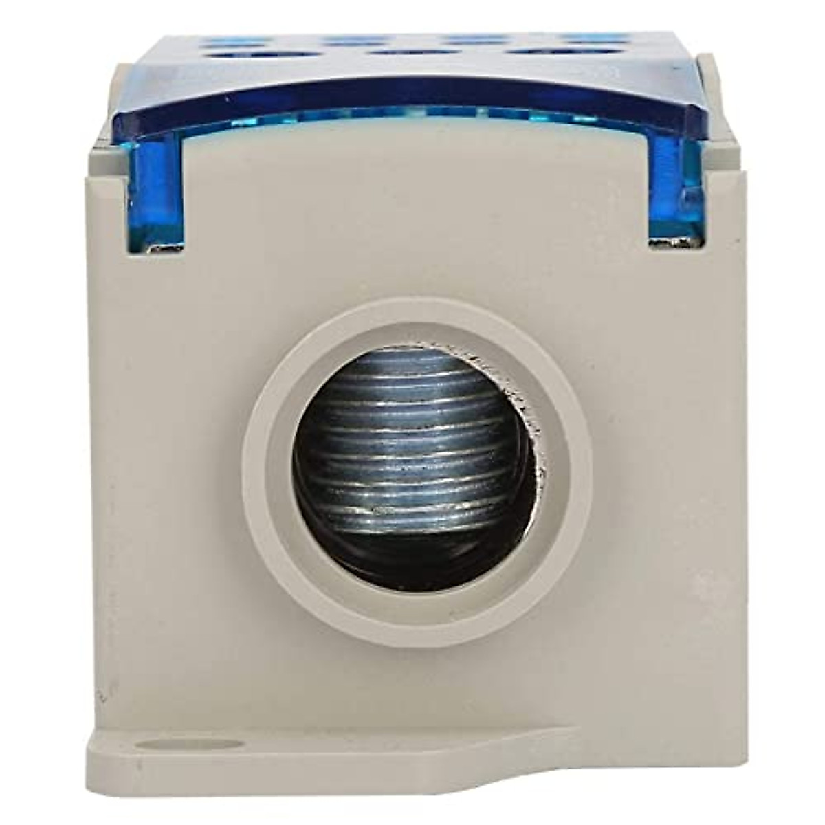 LANTRO JS 400A Din Rail Distribution Box, Din Rail Terminal Block Distribution Box Electric Wire Connector Universal Power Junction Box for Power Distribution Cabinets