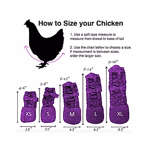 Washable Chicken Diapers for Hens or Roosters - Fashionable Nappy - Pet Chicken Diaper (Lavender Batik, Small)