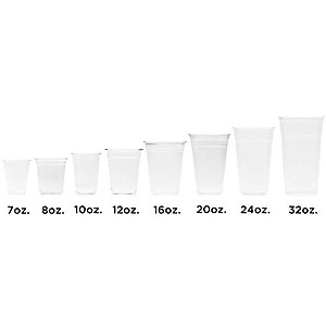 Karat C-KC16 16oz 98mm Diameter PET Plastic Cold Cups (98mm) - 1,000 ct