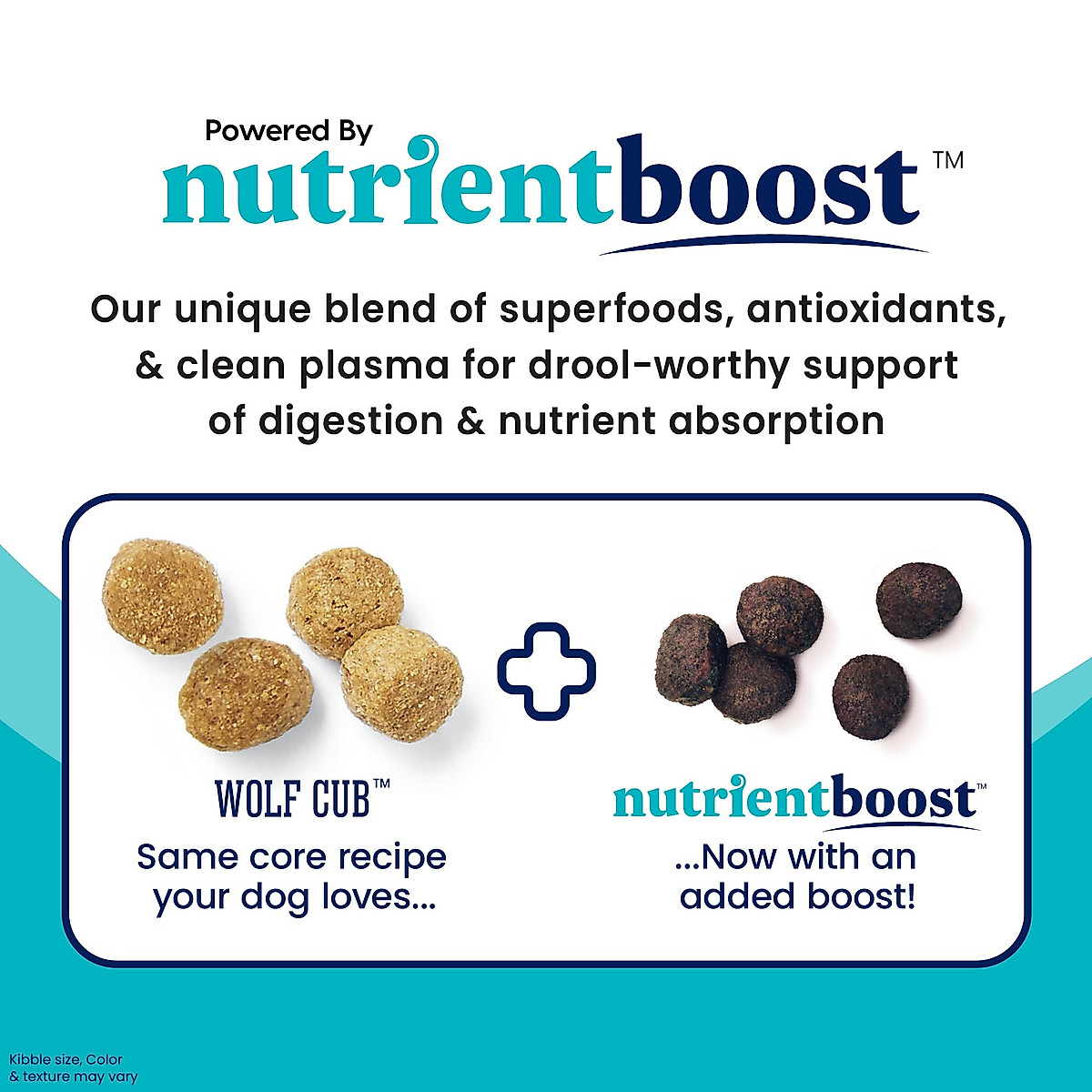 Solid Gold Large Breed Puppy Food w/Nutrientboost - Made with Real Bison, Oatmeal & Barley - Wolf Cub Whole Grain Puppy Food for Large Breed for Healthy Growth and Balanced Nutrition - 3.75 LB Bag