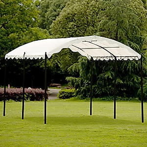 Carport Shelter with Removable Cover, Car Canopy Portable Garage with Anchor Kit, Outdoor Party Gazebo, 154.3" L x 115.4" W x 100.8" H (White)