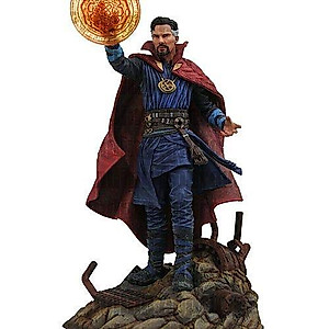DIAMOND SELECT TOYS Marvel Gallery: Avengers Infinity War Movie Doctor Strange PVC Diorama Figure, Blue