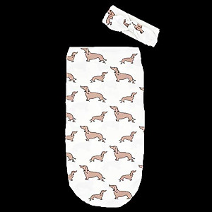 Doxie Swaddle Sack for Newborn, Dachshund Cocoon, Weiner Dog Swaddle with Headband, Boy Sleep Sack, Baby Boy Cocoon Swaddle, Cocoon Sack, Newborn Hospital Photos