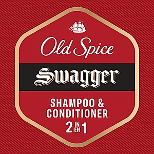 Old Spice Swagger 2in1 Shampoo & Conditioner for Men, 22 Fl Oz, 21.9 Fl Oz
