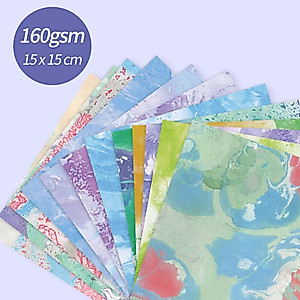 6x6” 160gsm cardstock Single Sided Scrapbooking 24 Paper Pad vintage decoupage scrapbook kit patterned paper junk journal supplies journaling supply scrap paper crafting Halo Staining