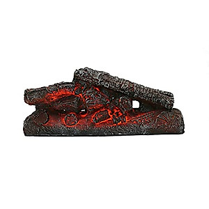 MOBUKJUU 110V-220V Electric Simulation Charcoal Fake Firewood Charcoal Fire Decoration Charcoal Flame Lamp Fireplace Firewood Props