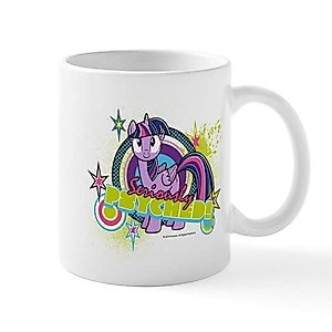 CafePress MLP Twilight Sparkle Seriously Psyched! Mug Ceramic Coffee Mug, Tea Cup 11 oz