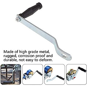 Watris Veiyi Replacement Winch Handle, Crank Handle, Trailer Handle Replacement, Ergonomic Winch Grip Comfortable Grip Winch Handle Replacement Accessory for Boat Trailer Marine Sailboat
