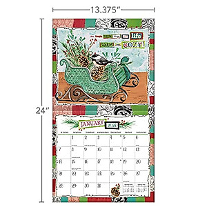 LANG Happy Life 2024 Wall Calendar (24991001982)