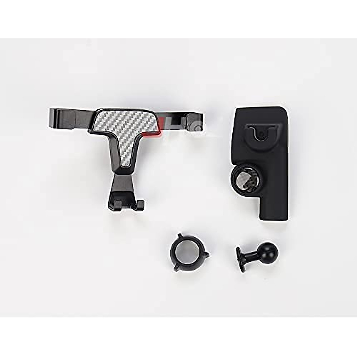 JHO Car Phone Holder Air Vent Mount with One Button Release Clamp, Rotatable Phone Mount Compatible for Ford F150 Raptor 2015-2020 2019 18 17 16 Accessories