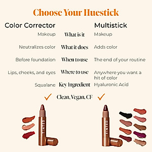 Live Tinted Huestick Multistick in Balance: Ultra Creamy, Eye, Lip, and Cheek Multistick, Packed with Hydrating Hyaluronic Acid, Squalane, Vitamins C + E, 3g / 0.1oz