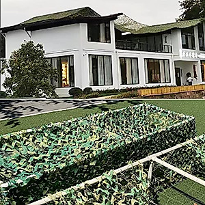 ORAMAI Woodland Camouflage Net,Camouflage Netting with Nylon Mesh Backing,Lightweight Sunshade Durable,Military Camo Net,Blinds Great for Outdoor Camping Decoration Hunting Blinds