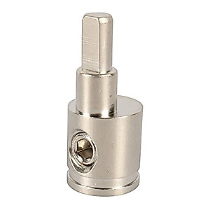 IQIHUI 4PCS Amp Input Reducer 0 Gauge to 4 Gauge Wire Reducer Power/Ground GA adapters Nickel Plated Brass
